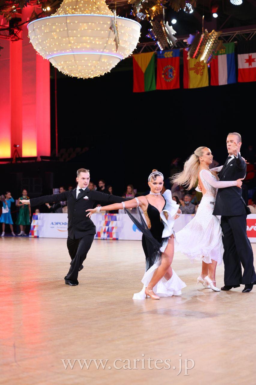 OT103・フリルアメリカンスムース【SAVICH】｜社交ダンスドレス専門店「CARITES」