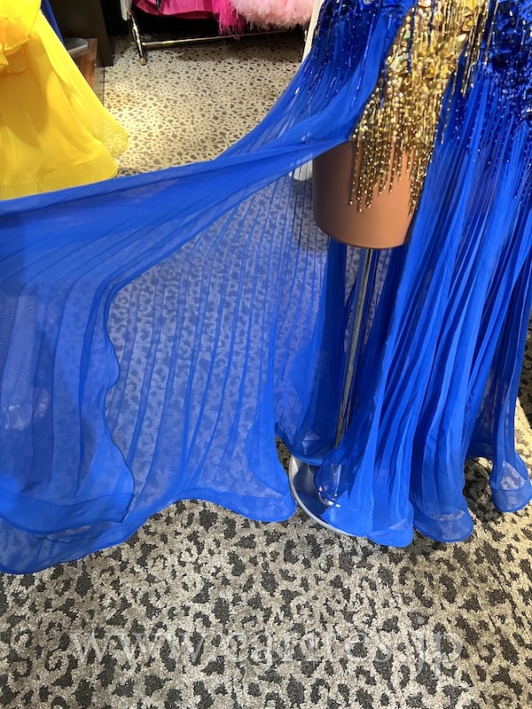 OT112・【SAVICH】ロイヤルブルーアメリカンスムース｜社交ダンスドレス専門店「CARITES」